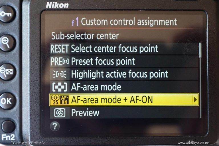 Nikon D500/D850 focus settings for bird photography. - WildLight ...